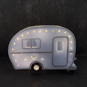 Caravan Nightlight Resin Art Lamp Gift - Etsy