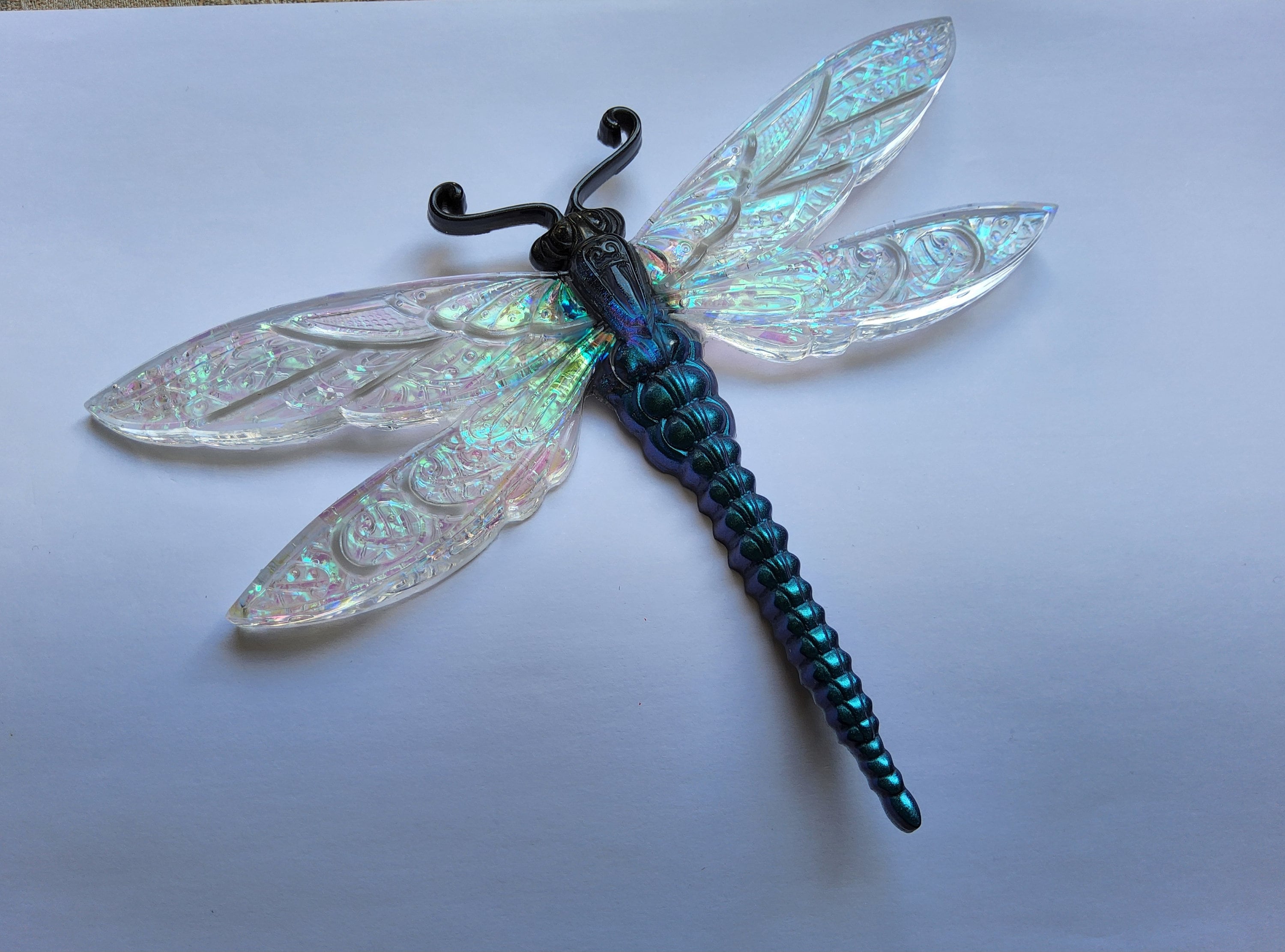Dragonfly Resin Wall Art - Etsy