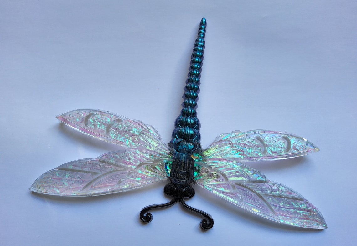 Dragonfly Resin Wall Art - Etsy