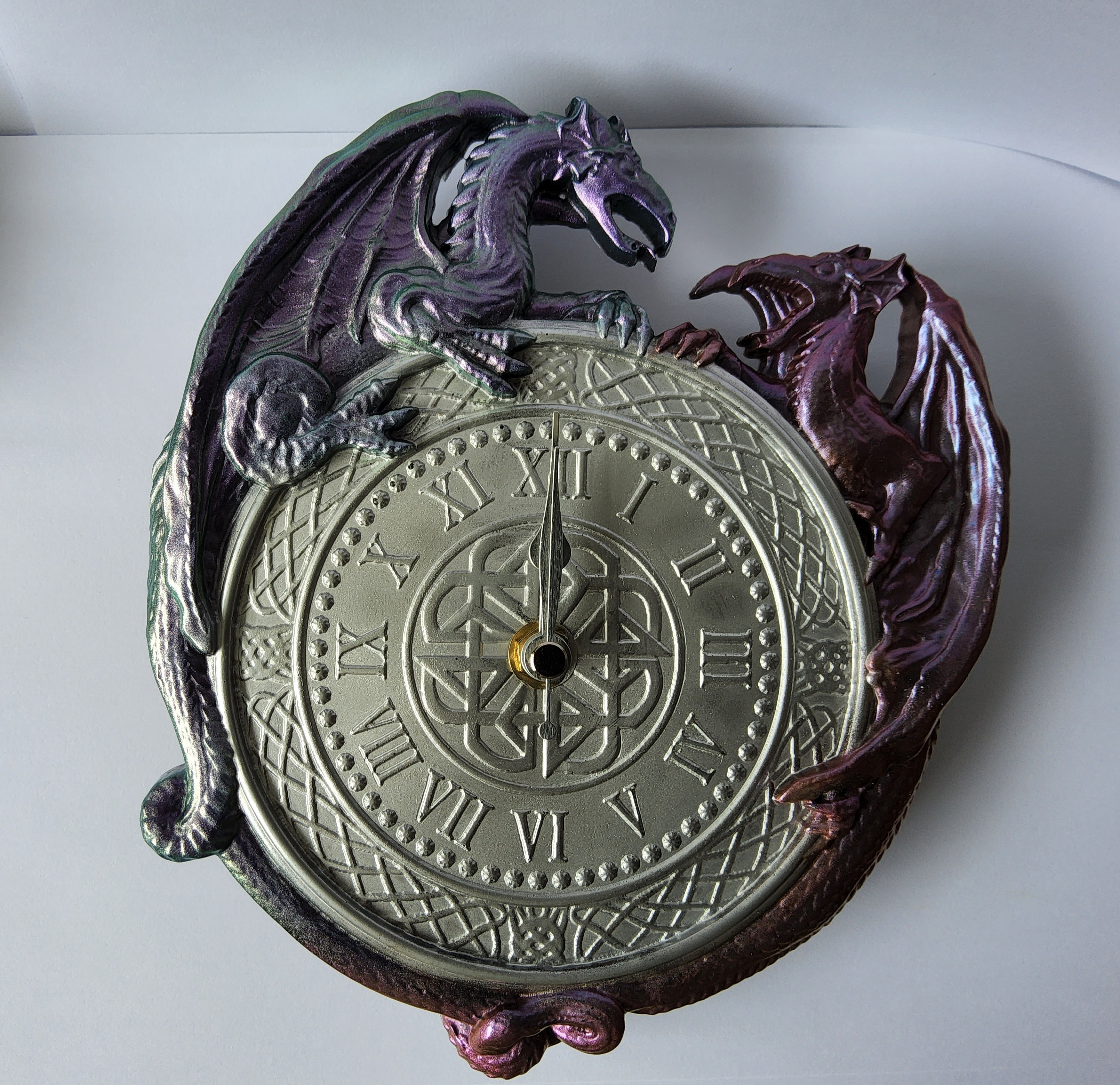 Dragon Wall Clock Resin Art - Etsy