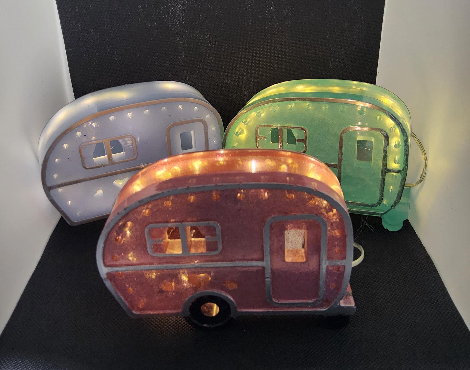 Caravan Nightlight Resin Art Lamp Gift - Etsy