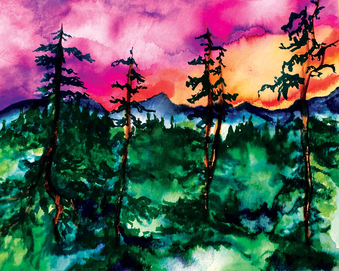 PNW Sunset - Etsy