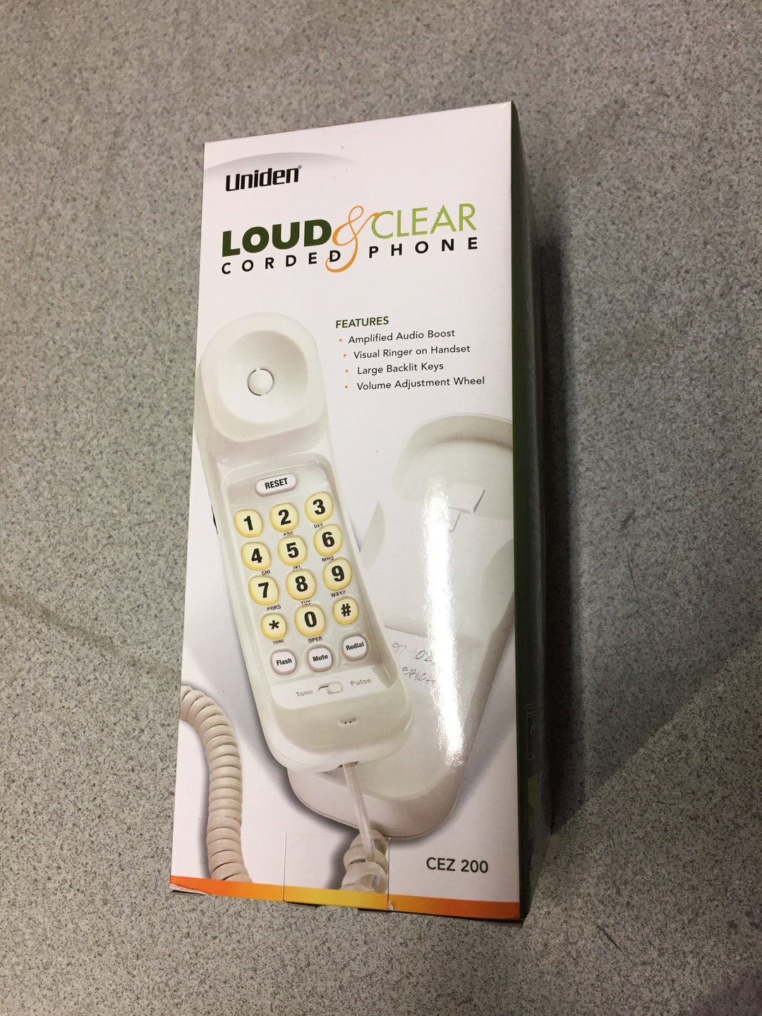 Uniden Loud & Clear Corded Phone. Model Cez 200. New Old - Etsy