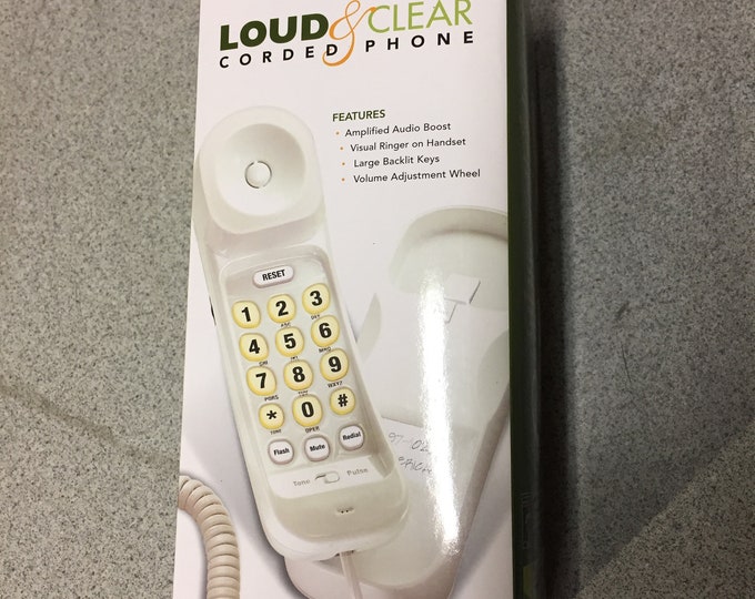 Uniden Loud & Clear Corded Phone. Model Cez 200. New Old Stock. - Etsy