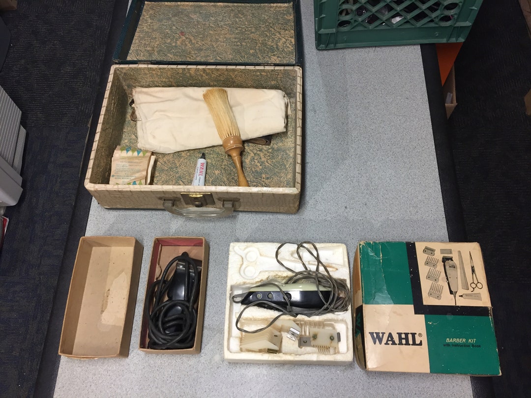 Wahl Electric Barber Shears With Accessories & Case - Etsy