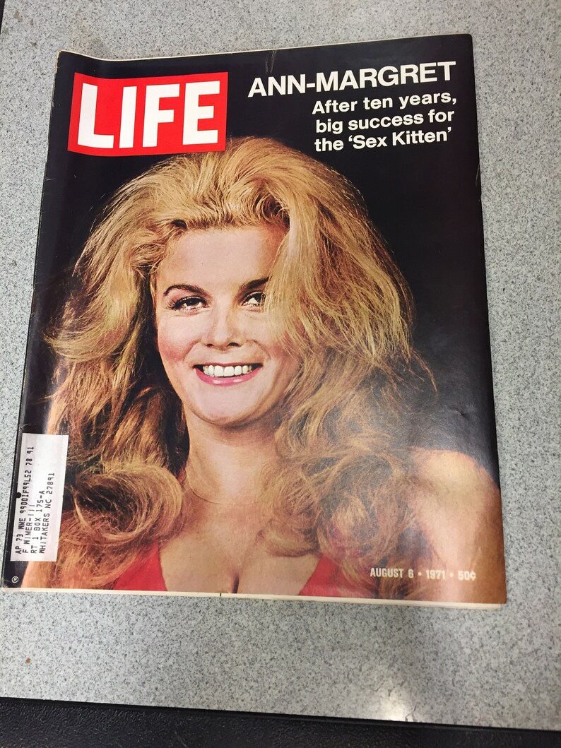 LIFE Magazine ann-margret August 6, 1971 - Etsy