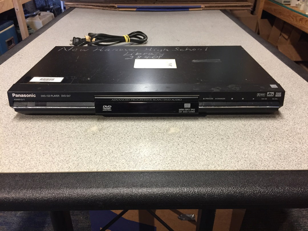 Panasonic Dvd/cd Player Modelno. DVD-S47. Tested & Works - Etsy