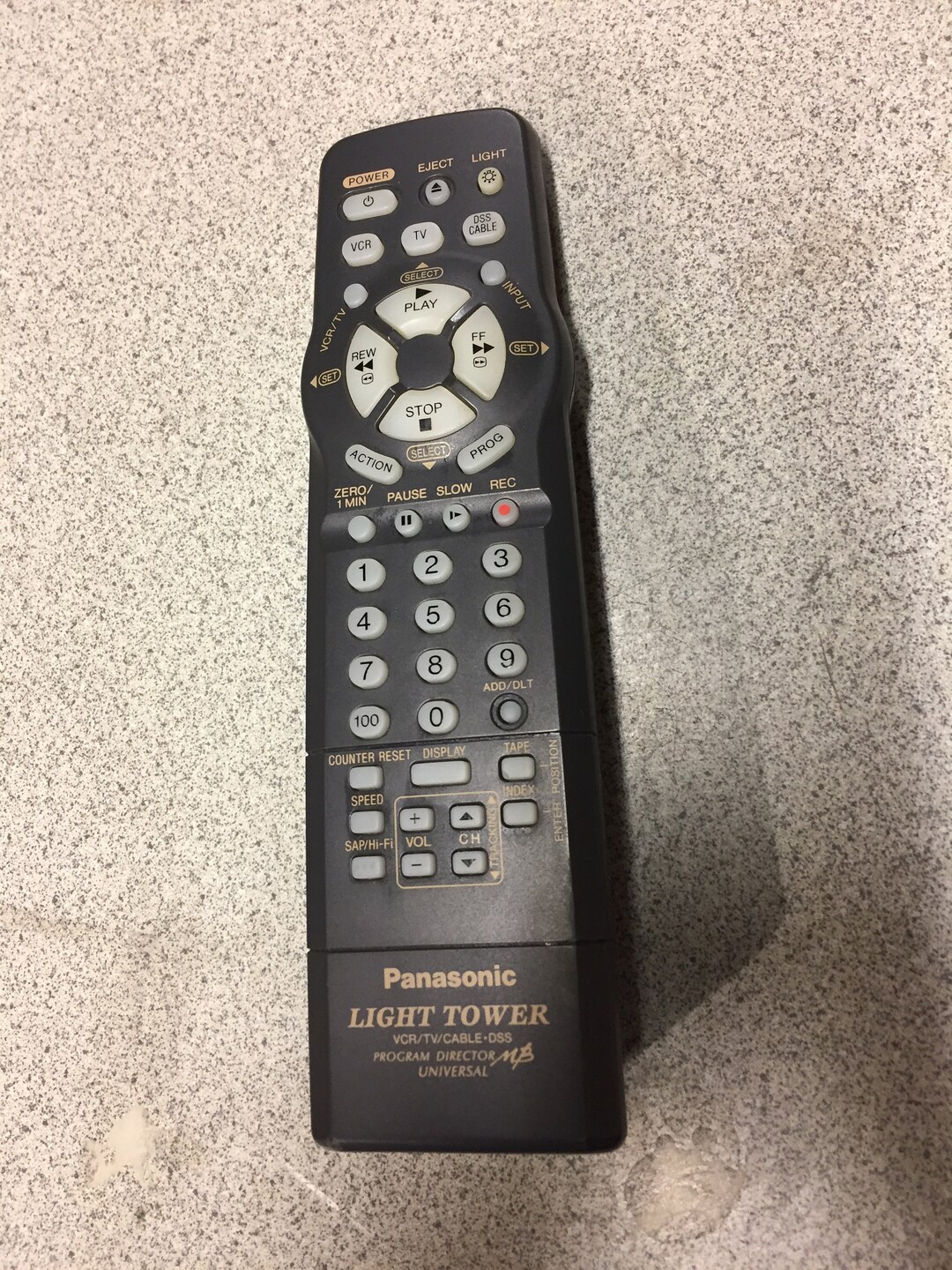 Panasonic Light Tower Vcr/tv/cable Remote Control - Etsy