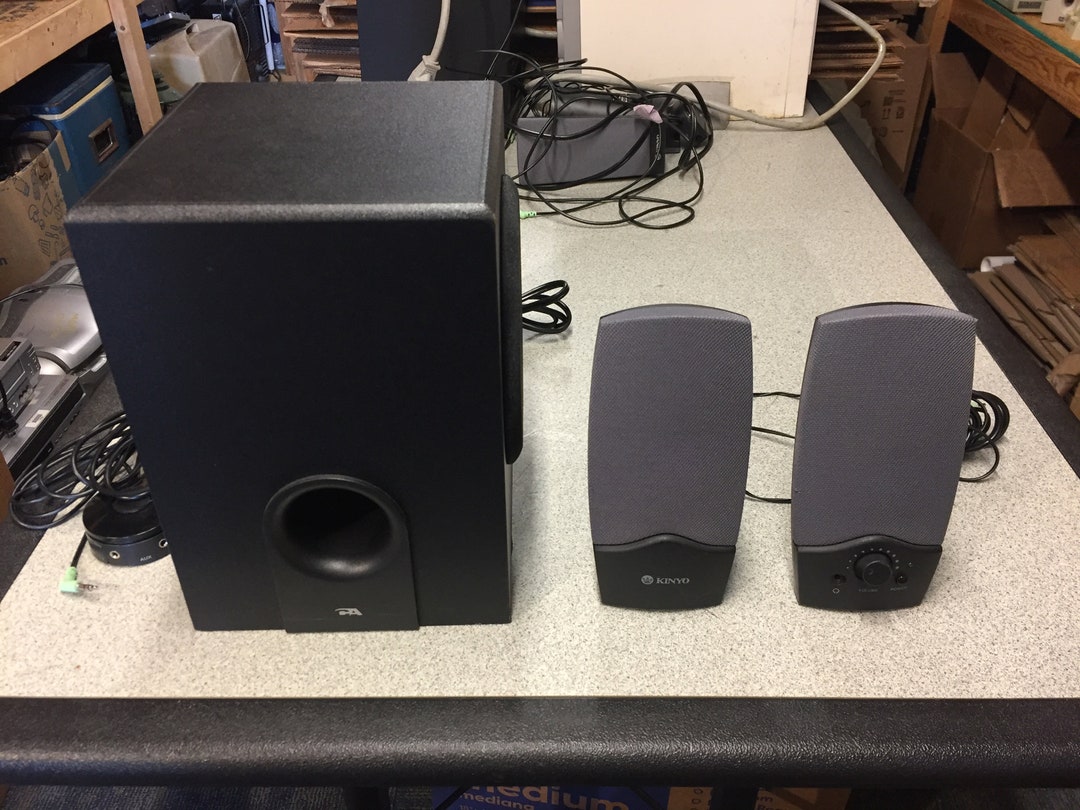 Kinyo Multi-media Computer Speaker System Model No. CA-3602 - Etsy