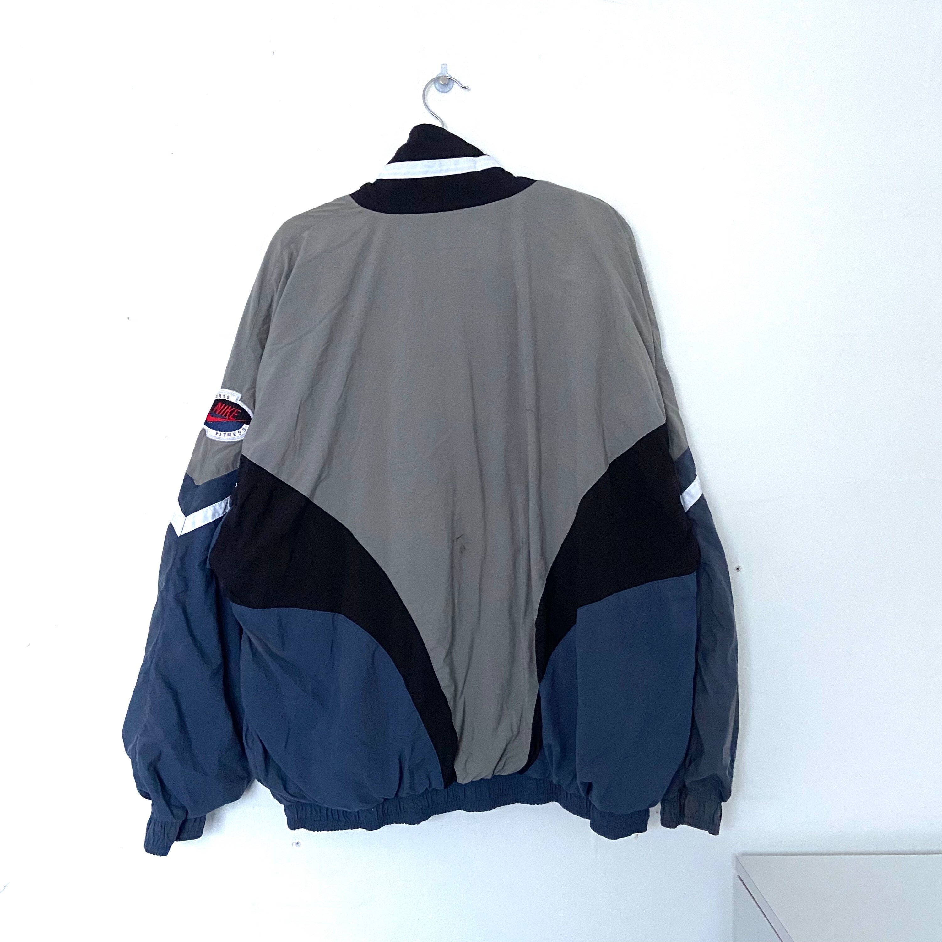 Vintage Nike Patch Logo Zipper Sweater - Etsy