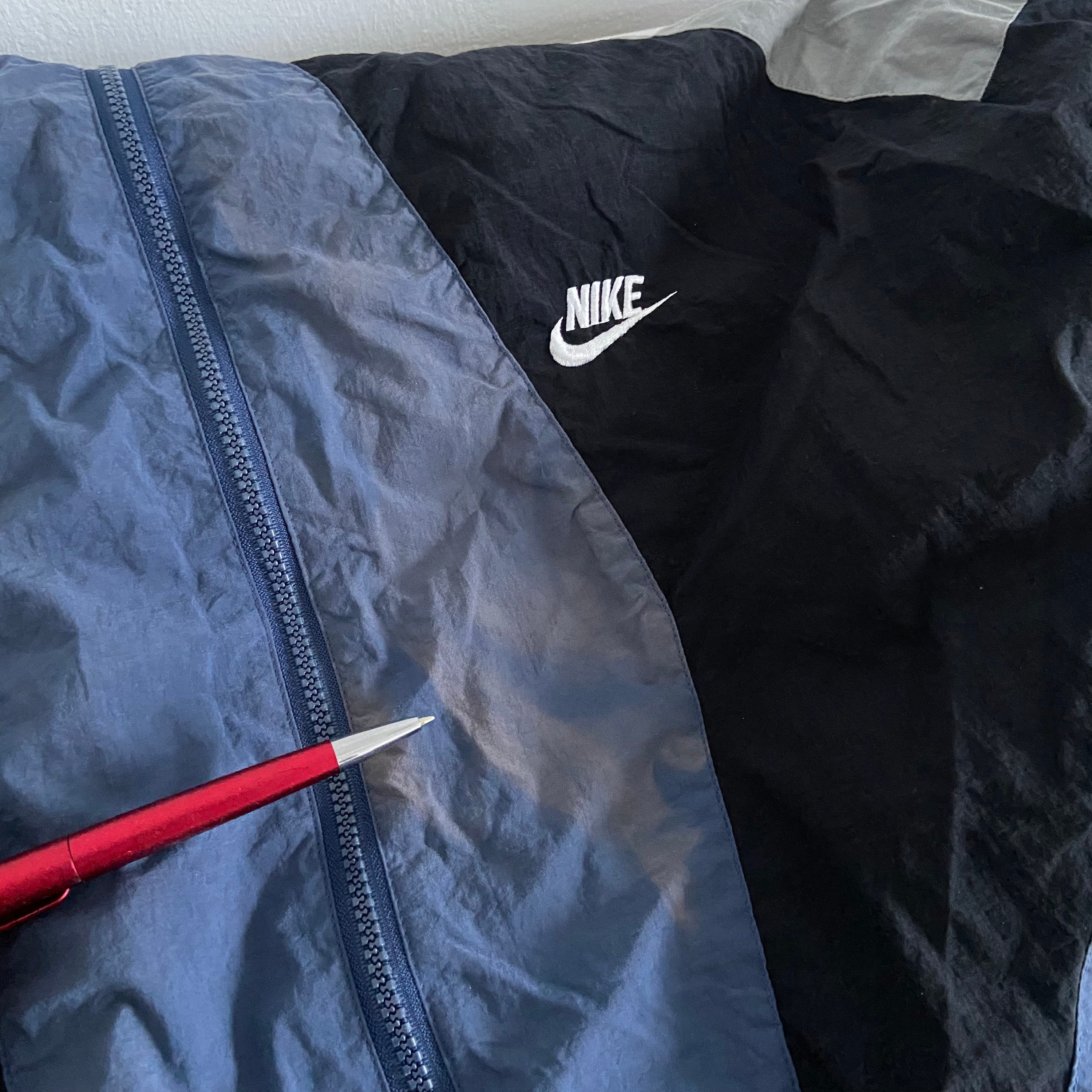 Vintage Nike Patch Logo Zipper Sweater - Etsy