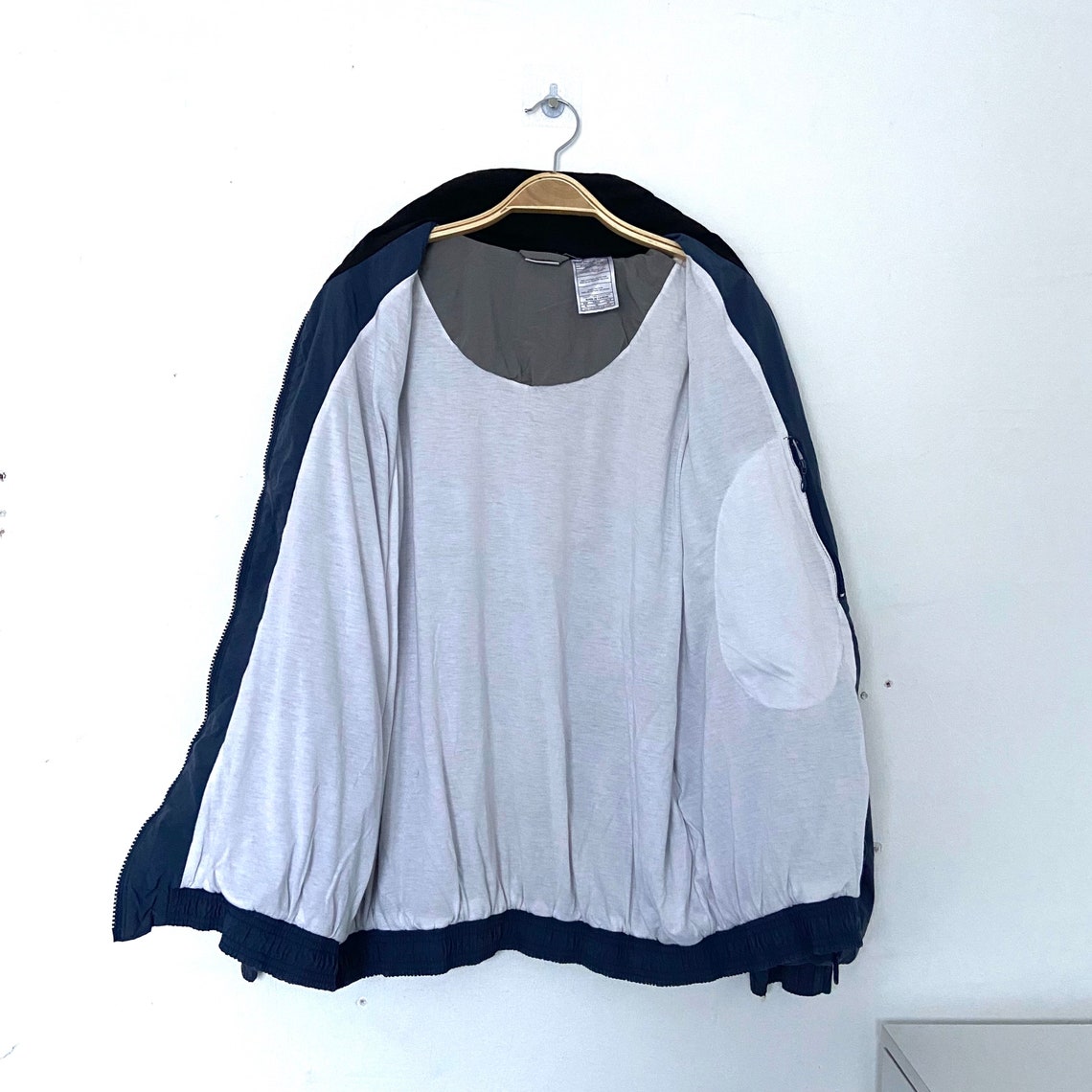 Vintage Nike Patch Logo Zipper Sweater - Etsy