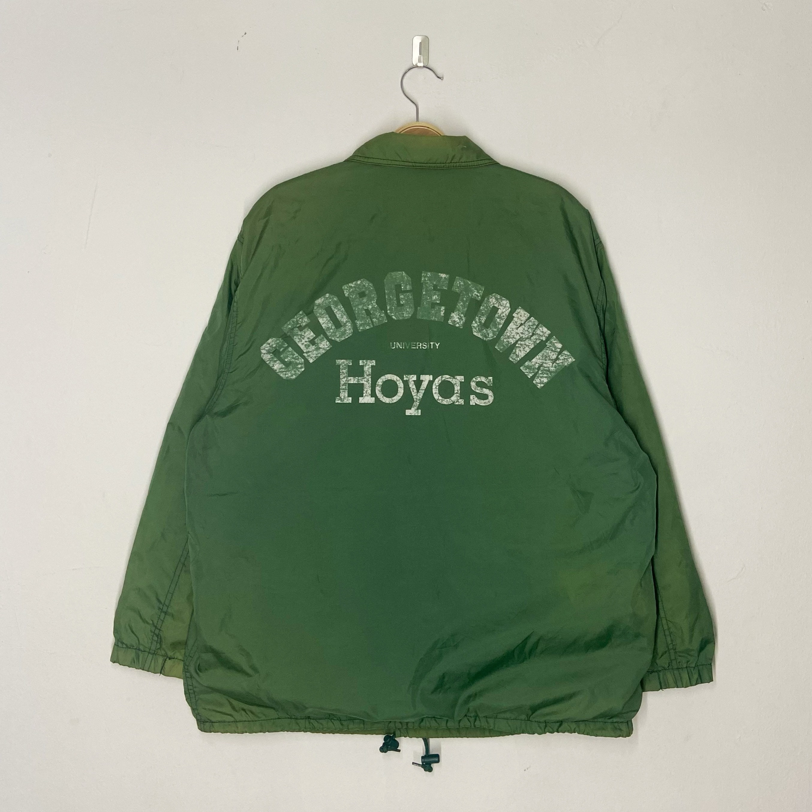 Vintage Hoyas Georgetown University Polyester Jacket - Etsy