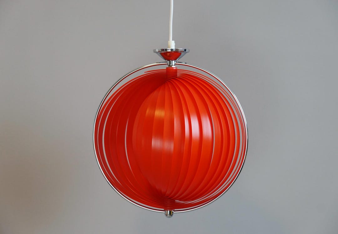 80s Moon Lamp Kare Design Verner Panton Style Ceiling Lamp Vintage ...