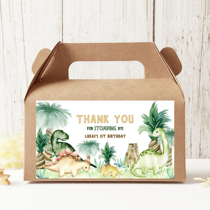 Dinosaur Theme Party Box - Etsy