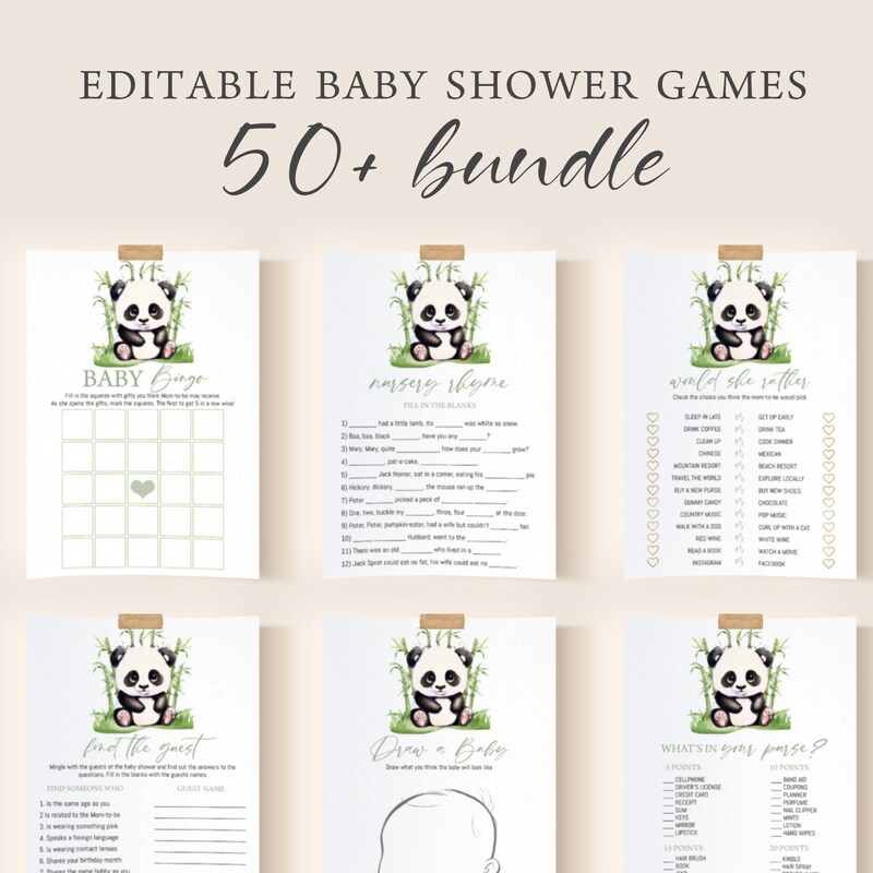 Panda Baby Shower - Etsy