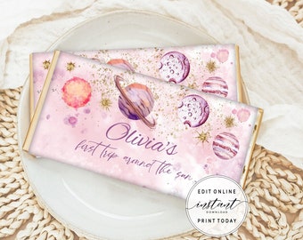 Outer Space Chocolate Wrapper - Etsy
