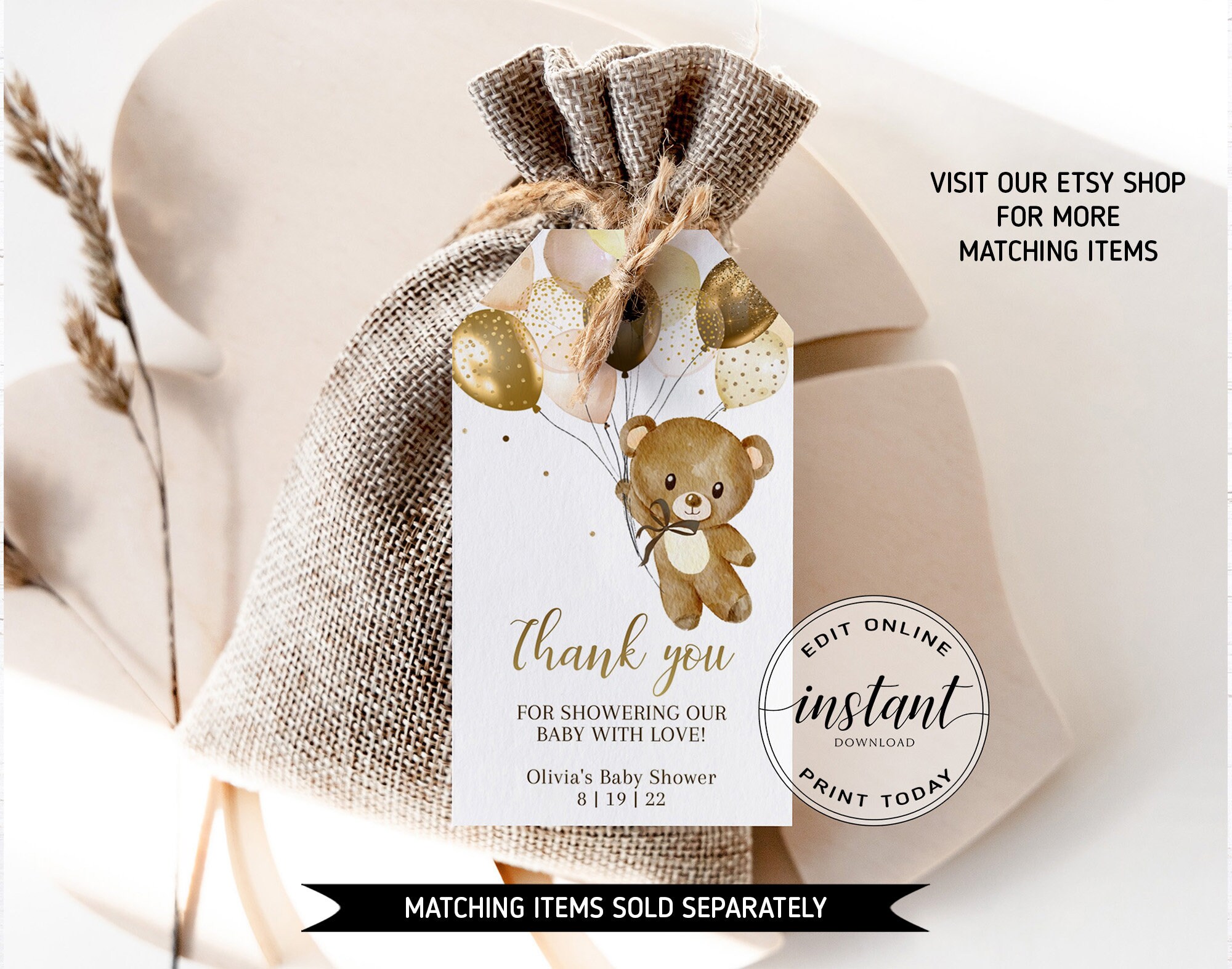 Teddy Bear Baby Shower Games Set Printable Baby Shower Games - Etsy