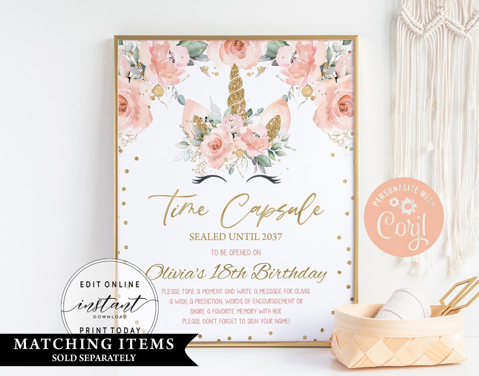 Printable Birth Stats Sign Editable Birth Announcement Sign | Etsy