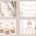 Rainbow Birthday Bundle, Girls 1st Birthday Invite Pack | Boho Rainbow ...