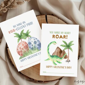 Printable Dinosaur Valentines Cards, Kids Valentine Day Gift Tags ...