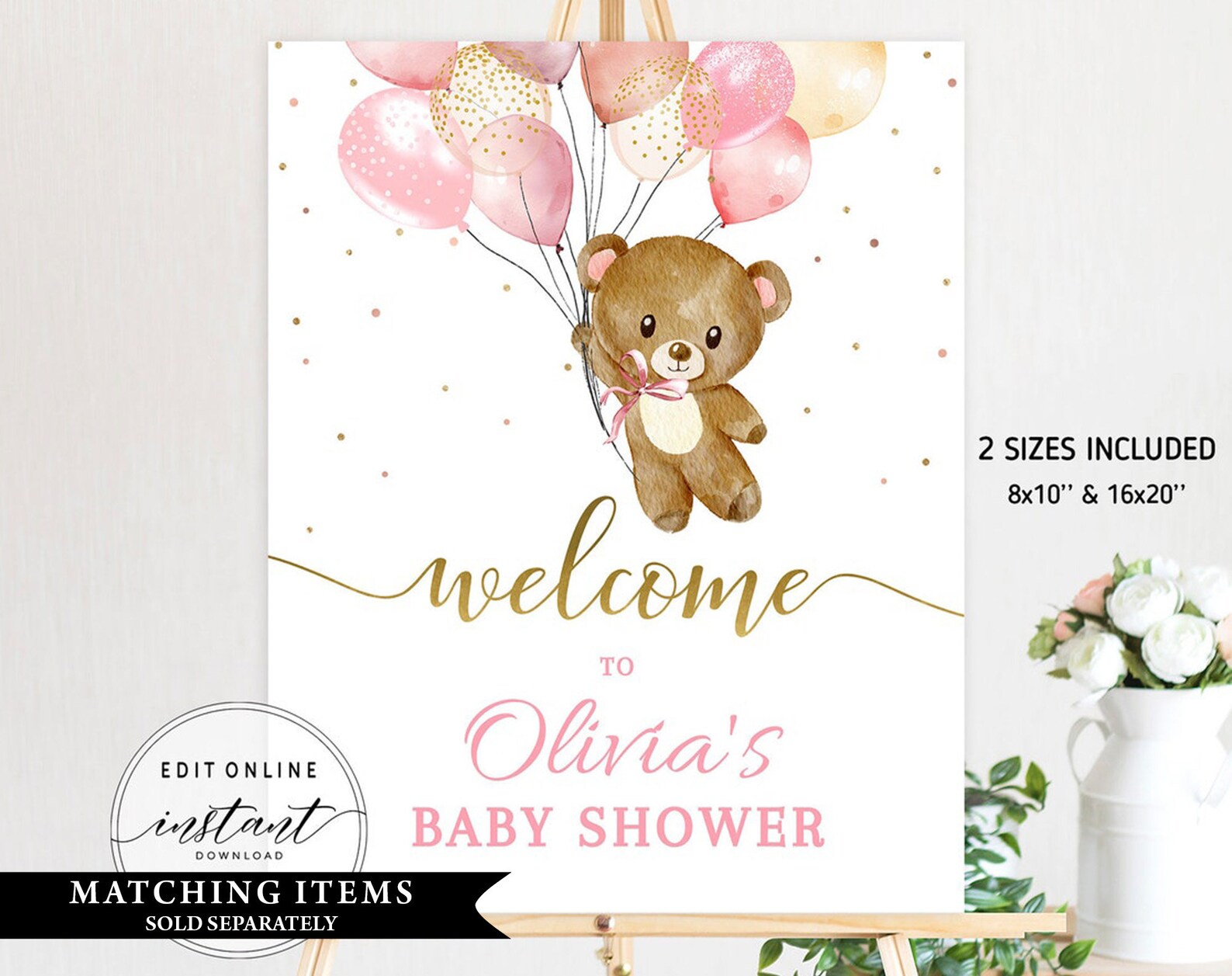 Teddy Bear Cupcake Toppers DIY Printable Baby Shower Cupcake - Etsy Canada