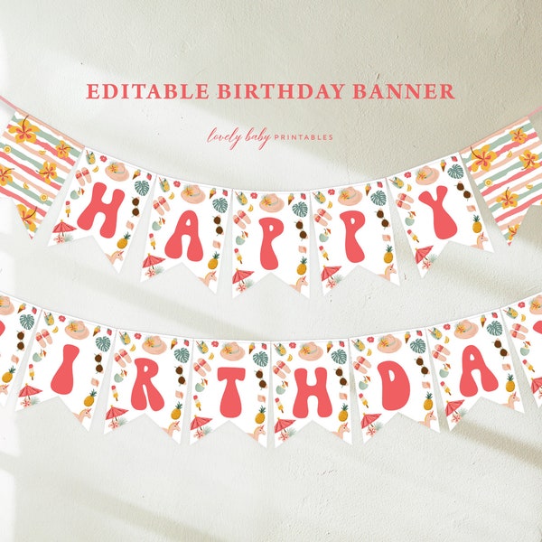 Summer Bunting - Etsy