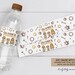 Editable Water Bottle Labels Robot, Gear up Bolt on Over, Calling All ...