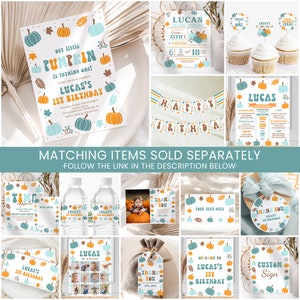 Birthday Time Capsule Sign Card Our Little Pumpkin Fall - Etsy