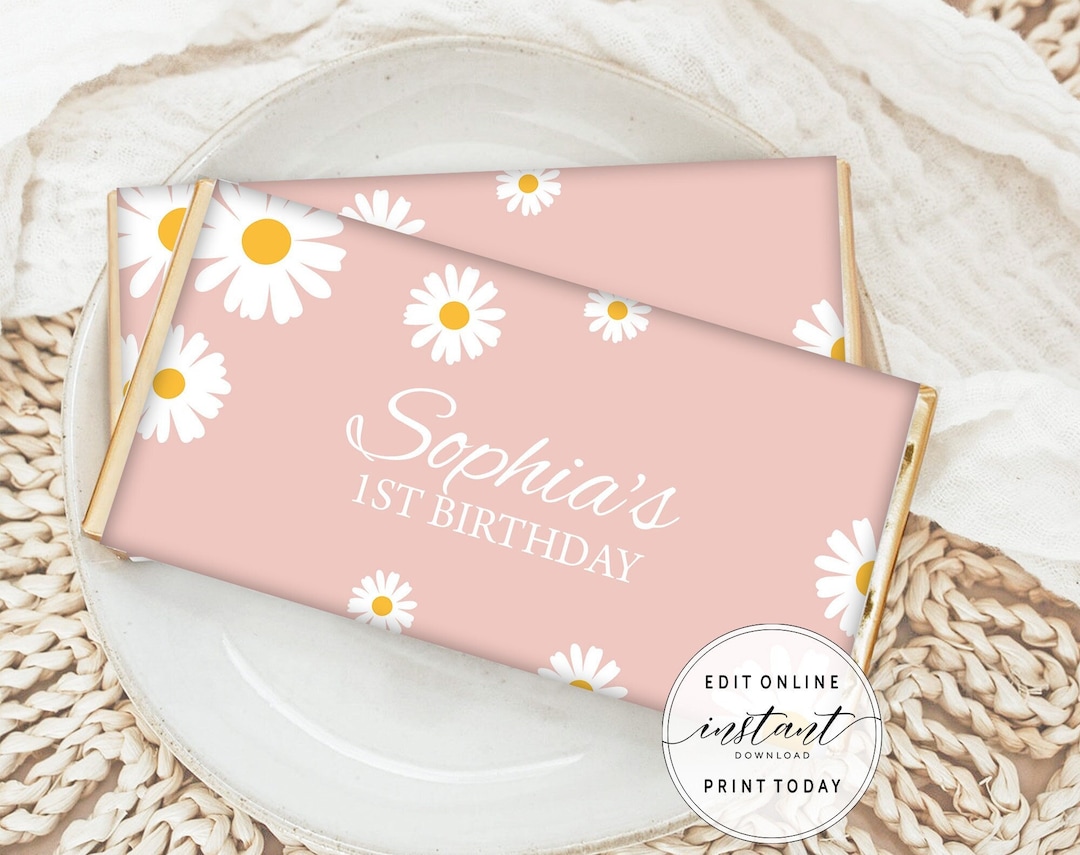 Printable Candy Bar Wrapper Editable Chocolate Bar Wrapper Template ...