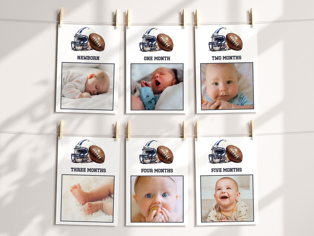 Monthly Photo Banner, 12 Months Birthday Banner, Year in Photos First ...