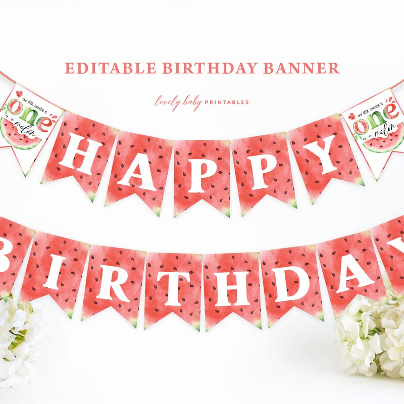 Summer Bunting - Etsy