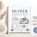 Birth Stats Sign, Birth Announcement Poster | Dirt Bike, Motocross ...