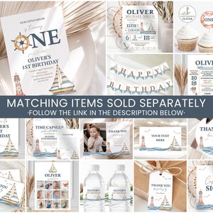 Happy Birthday Banner | Nautical, Sailboat, Our Little Sailor ...