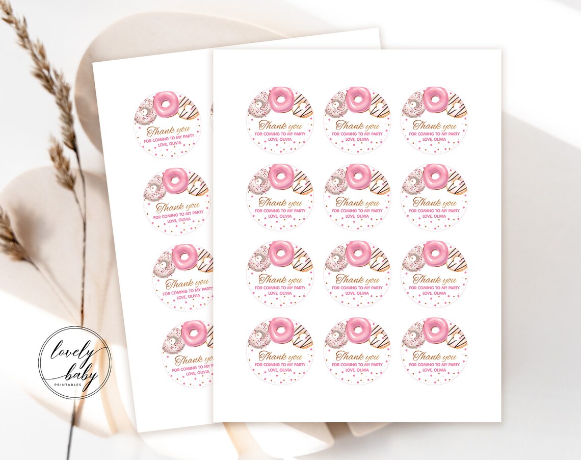 Printable Party Favor Tags Editable Birthday Favors Template - Etsy