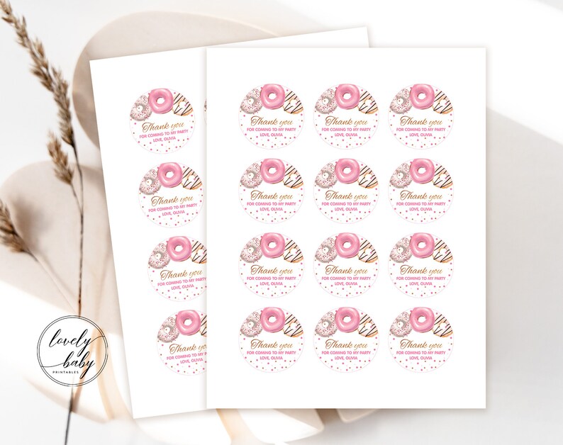 Printable Party Favor Tags Editable Birthday Favors Template - Etsy