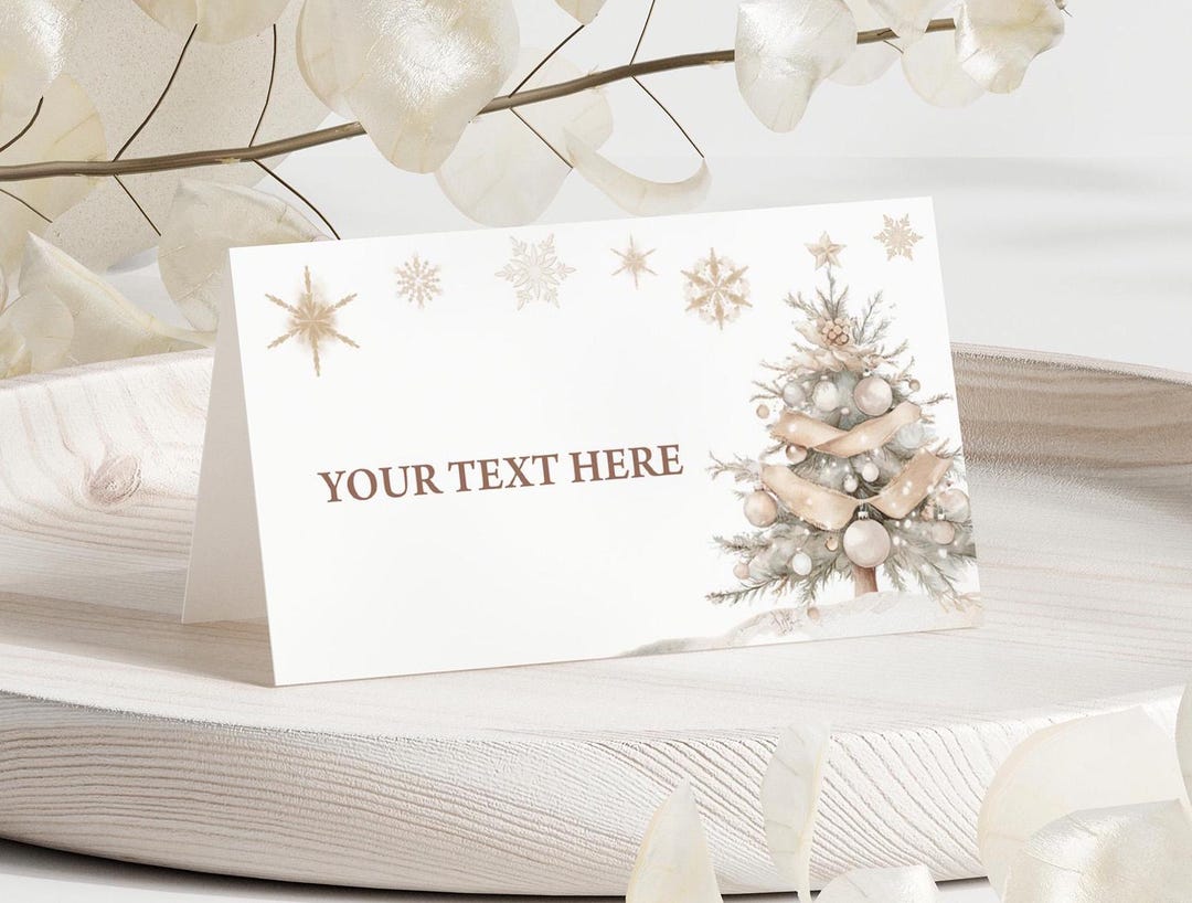 Food Tent Cards, Printable Name Cards, Place Card, Food Label | Merry ...