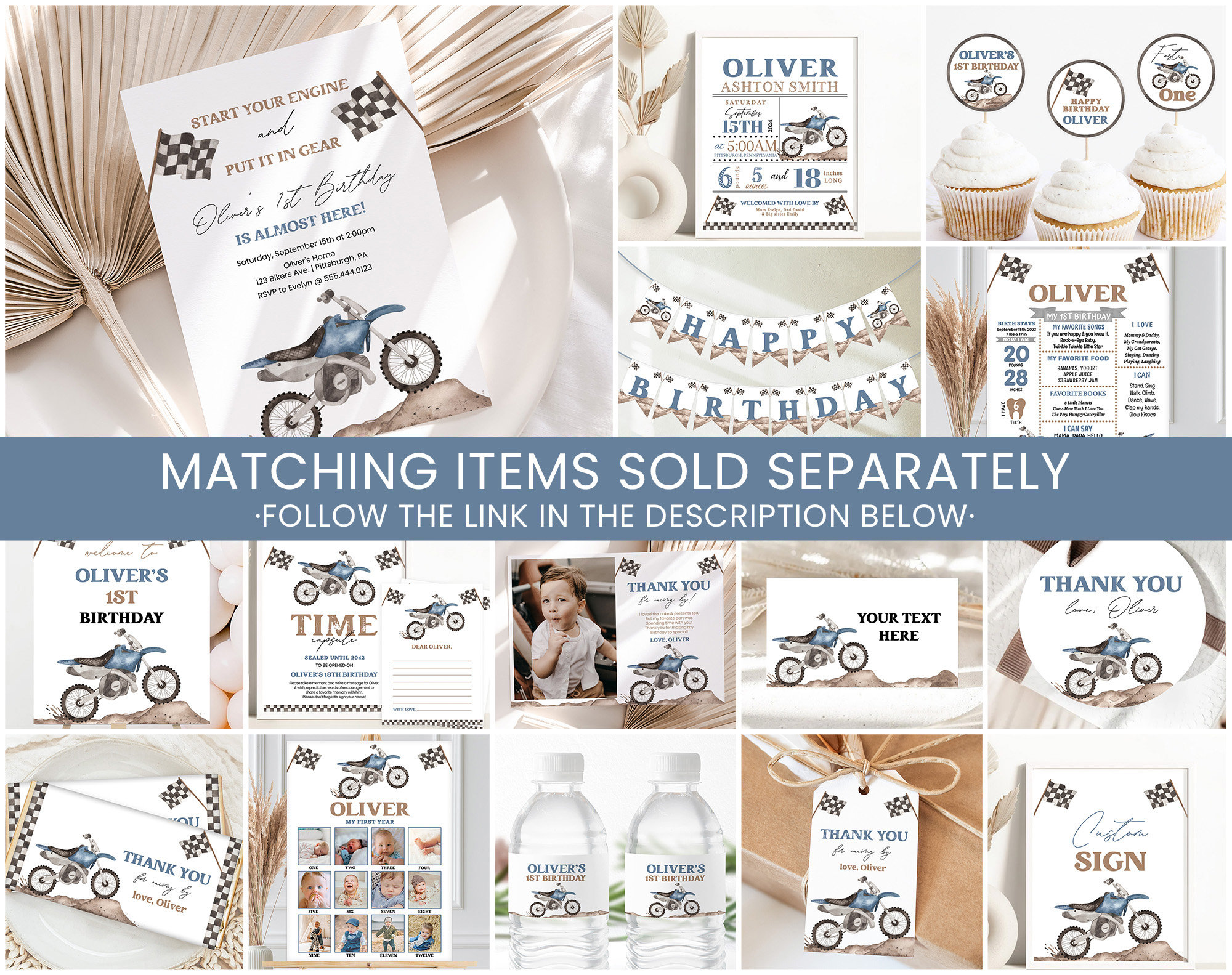 Birth Stats Sign, Birth Announcement Poster | Dirt Bike, Motocross ...