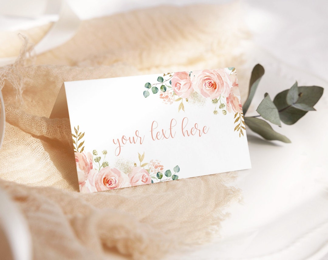 Editable Tent Cards, Printable Name Cards, Place Cards, Food Labels ...