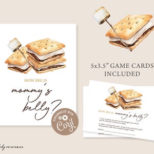 Editable Baby Shower Games Bundle, Set | Smore to Love, Smore Fun ...