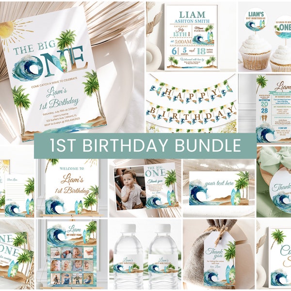 Beach 1st Birthday - Etsy