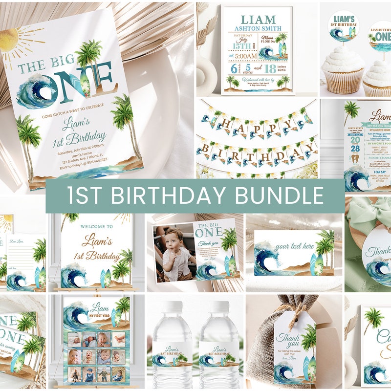 Beach 1st Birthday - Etsy