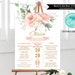 Blush Floral Party Banner Printable Happy Birthday Banner DIY Baby ...