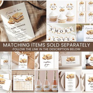 Editable Baby Shower Games Bundle, Set | Smore to Love, Smore Fun ...