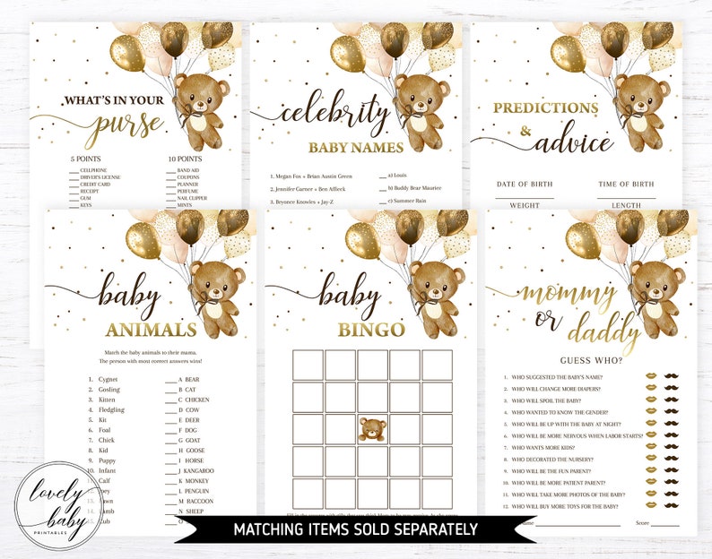 Printable Baby Shower Gift Tags Editable Baby Shower Favors | Etsy