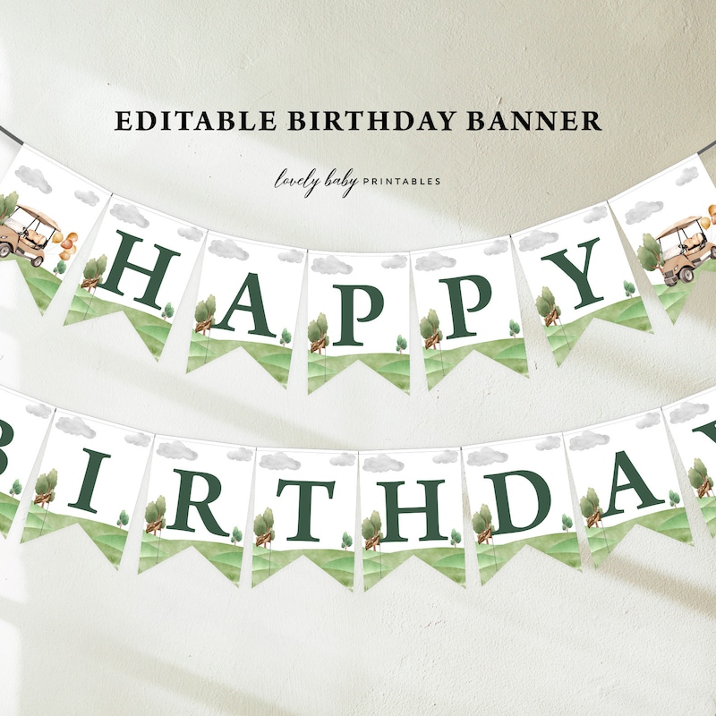 Golf Personalized Banner - Etsy UK