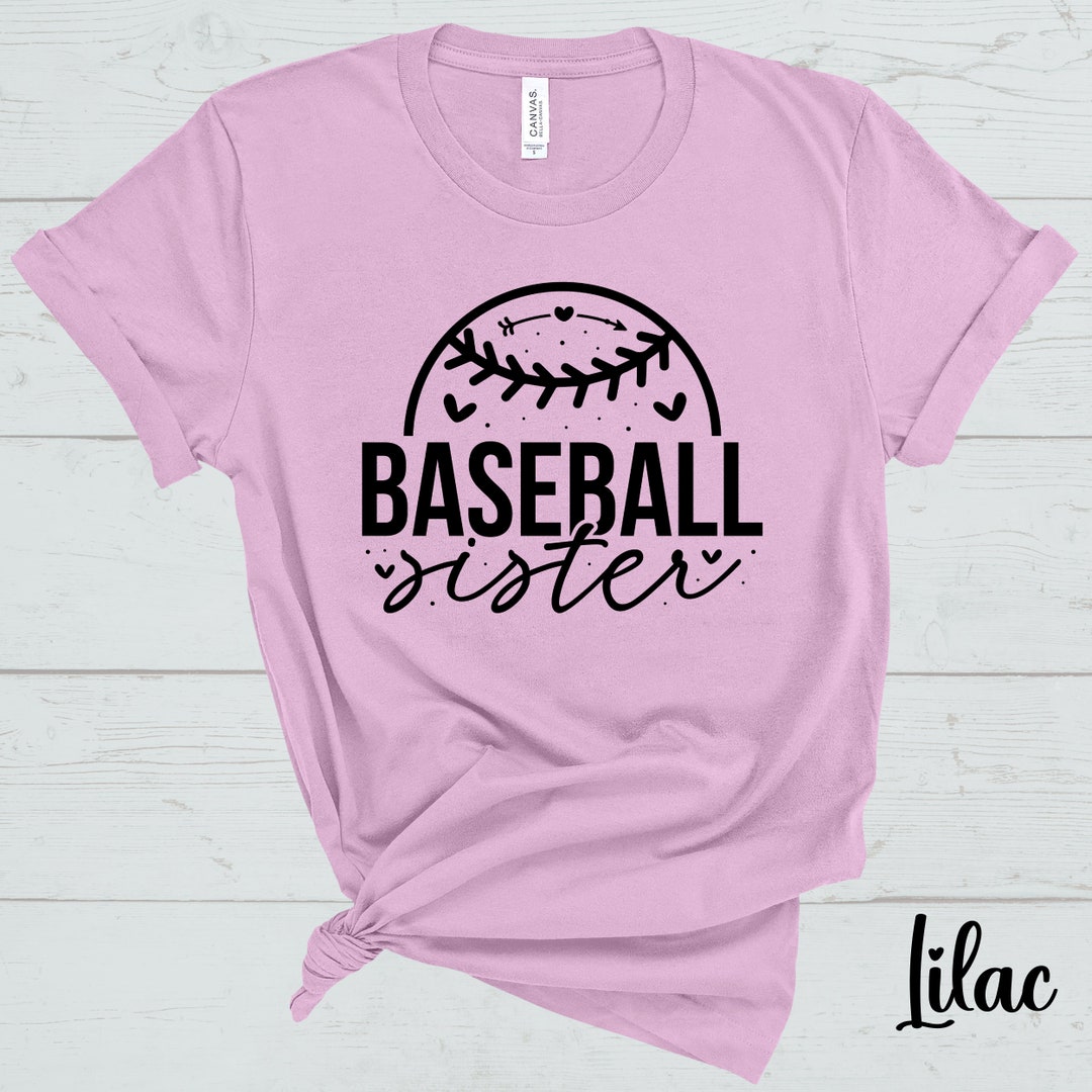 Baseball Sister Shirt, Baseball Sister T-shirt, Baseball Family Shirt ...