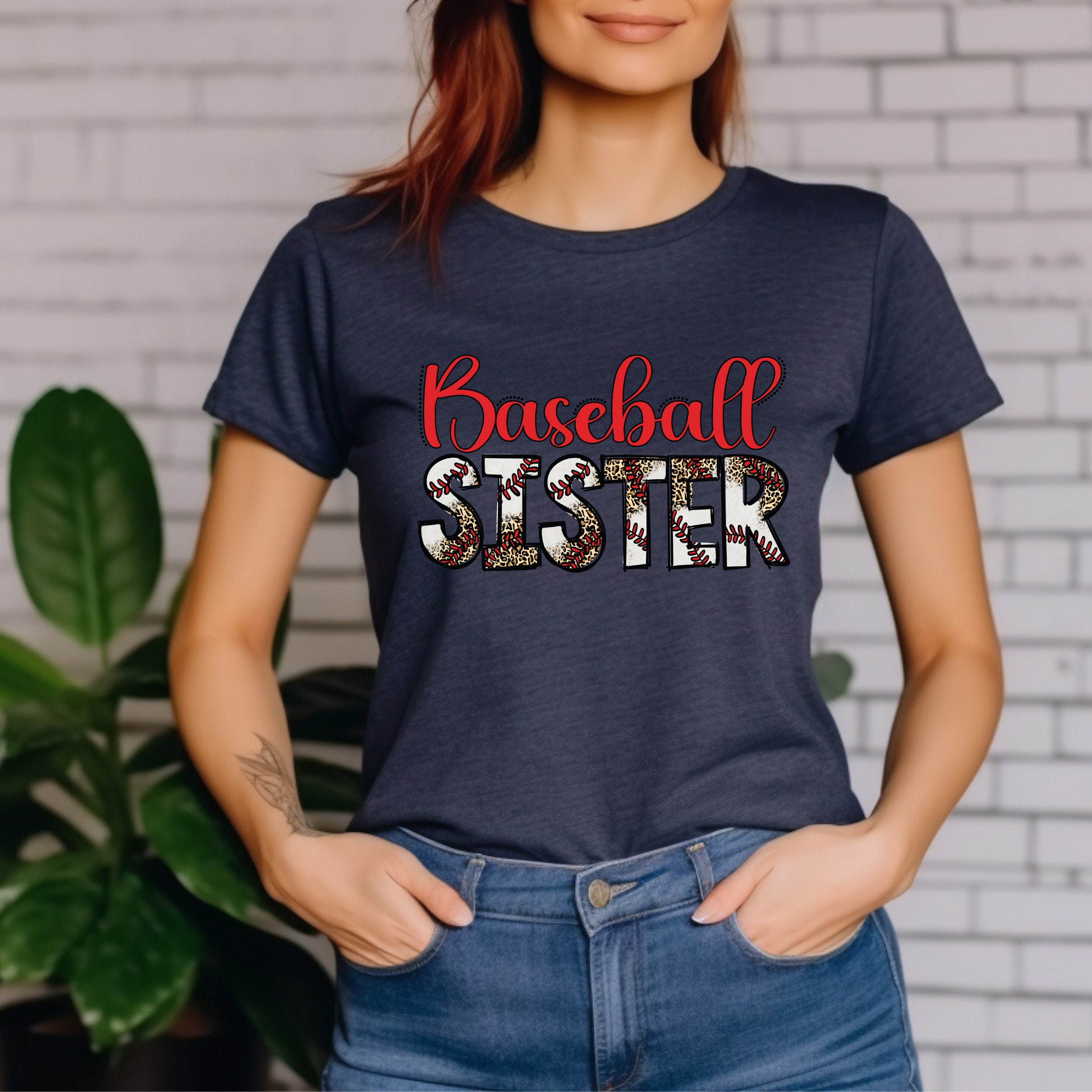 Baseball Sister Shirt, Baseball Sister T-shirt, Baseball Family Shirt ...
