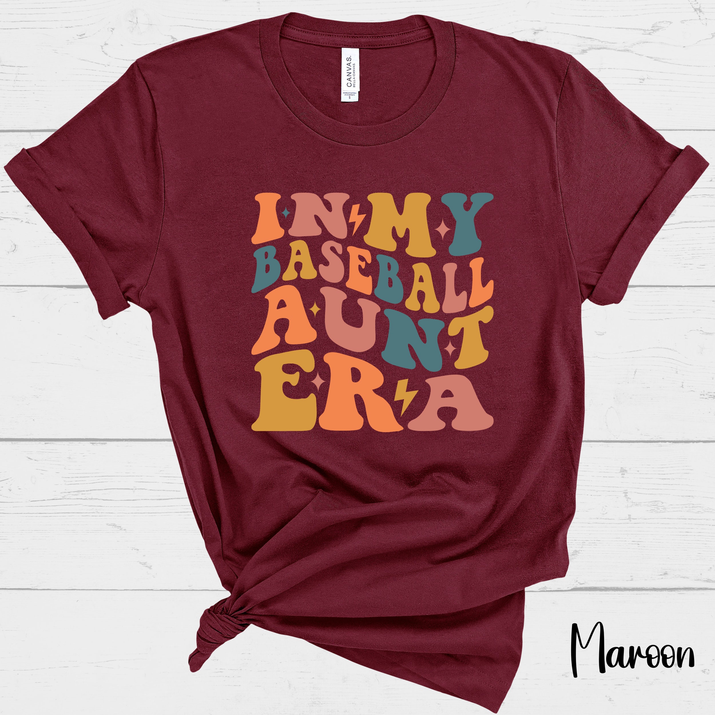 Baseball Aunt Era T-shirt, Baseball Family Shirt, Sports Aunt Tshirt ...