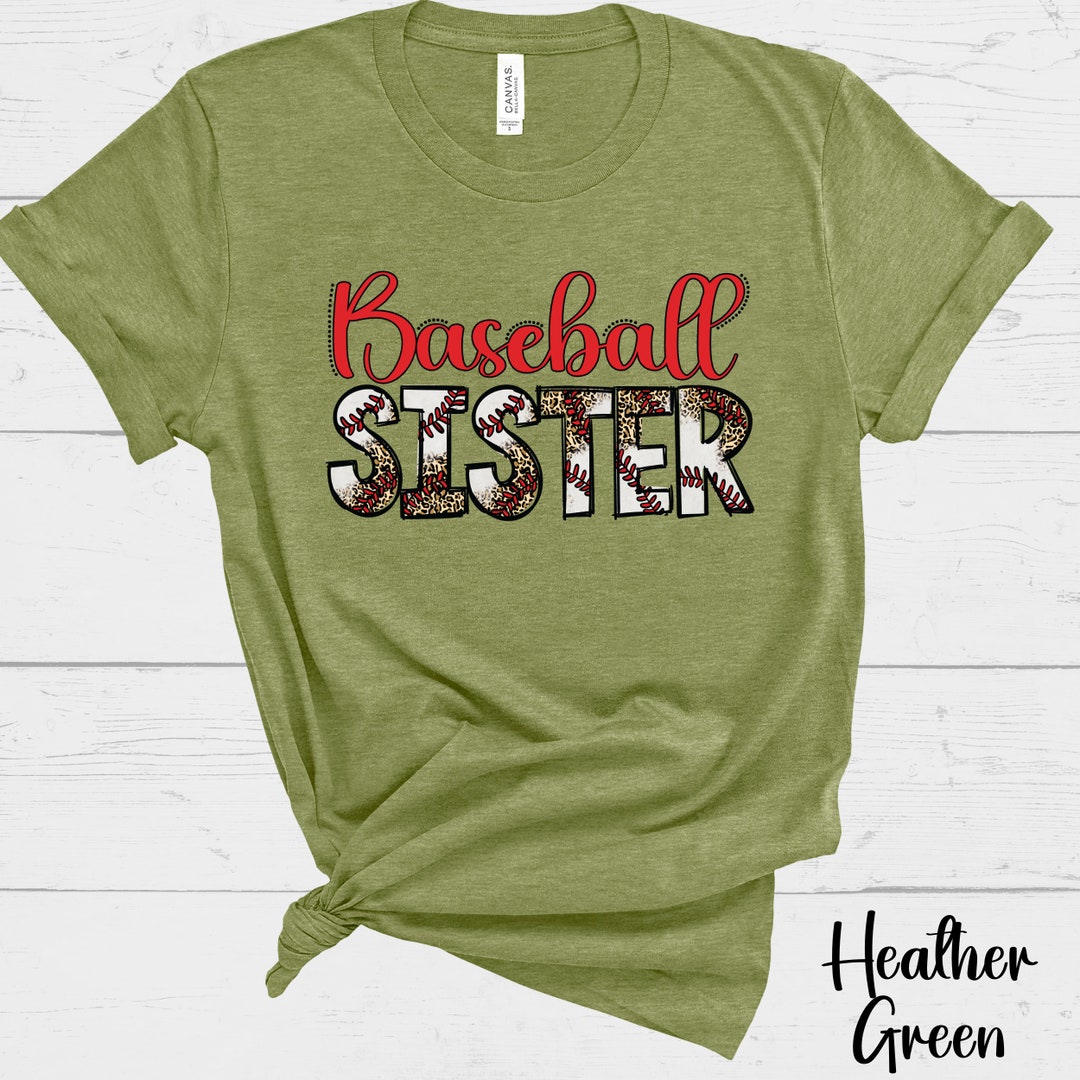 Baseball Sister Shirt, Baseball Sister T-shirt, Baseball Family Shirt ...